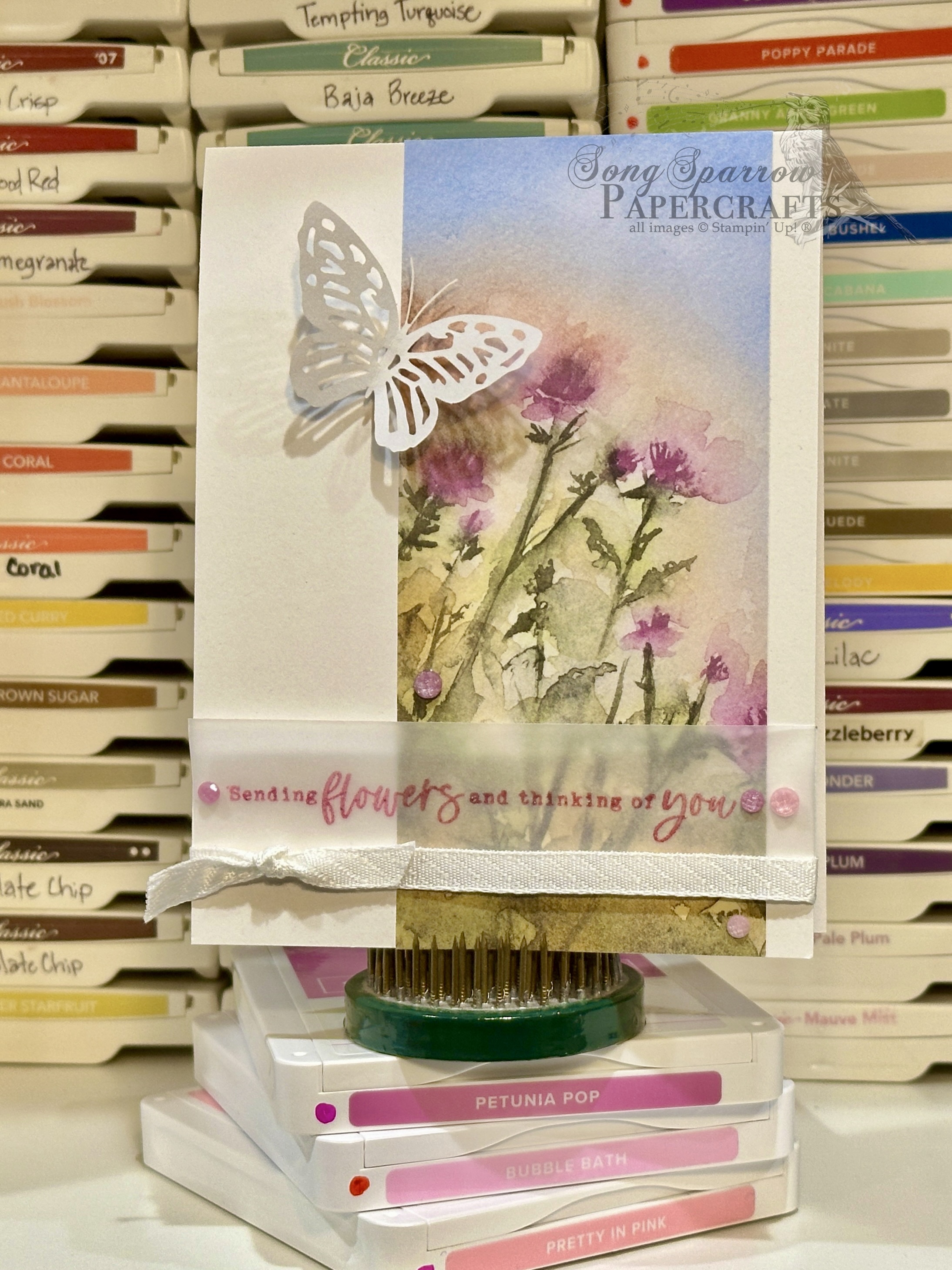 Sending Flowers – Song Sparrow Papercrafts