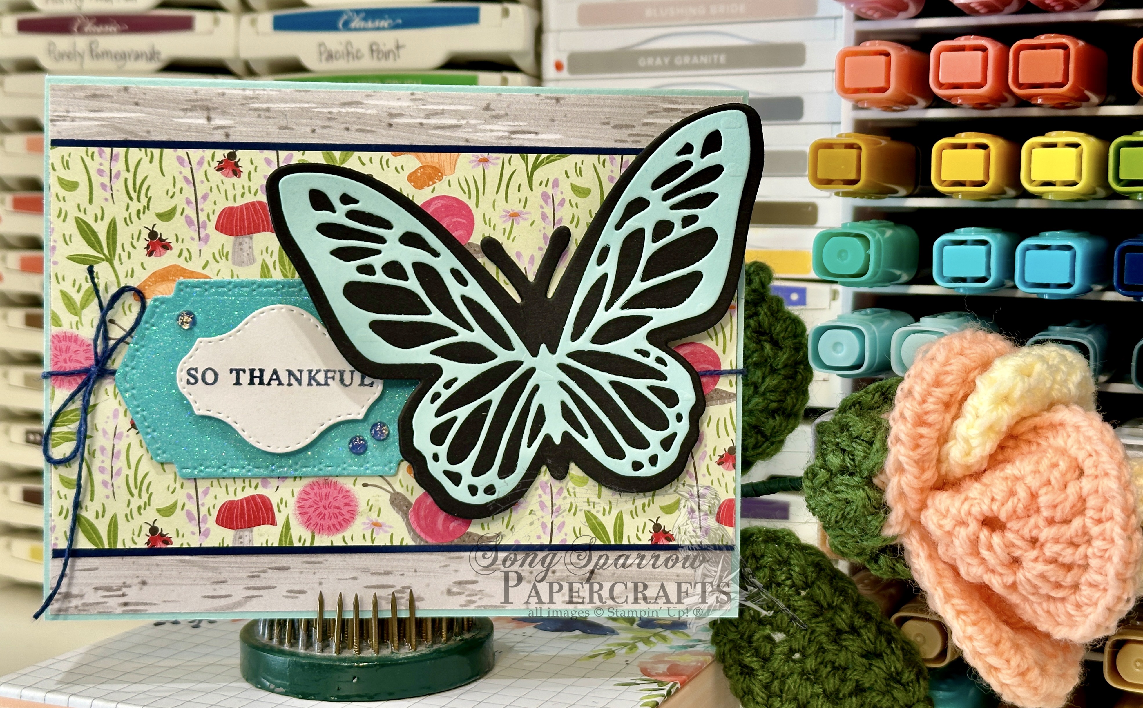 Toadstool Butterfly – Song Sparrow Papercrafts